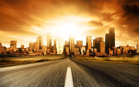 City Texture Background