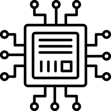 Microchip Creative Icon Design 14958399 Vector Art At Vecteezy