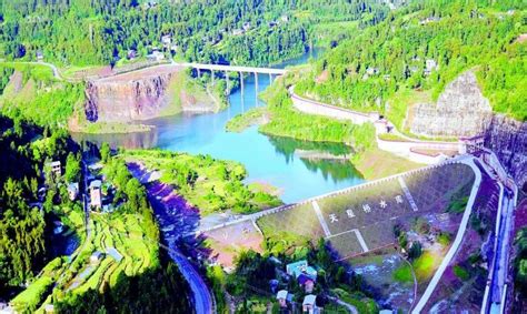 巴中湾潭河水库 襄阳潭湾水库面积 南湾水库 大山谷图库