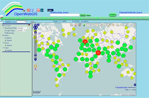 Openwebgis On Twitter Customizing Legend Of The Layer With Cluster Strategy Of Openwebgis