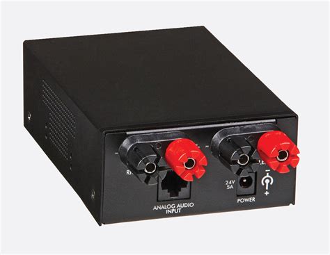 Muxlab 500219 Audio Amplifier Balun 30w Rj45 Input Binding Post Output