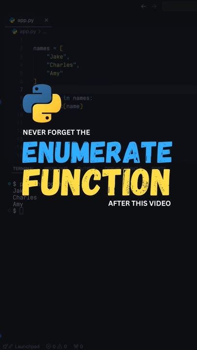 Pythons Enumerate Function The Next Level Of For Loops Programming
