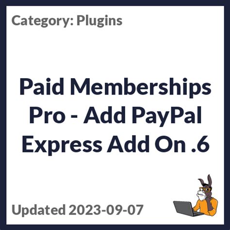 Effectio Paid Memberships Pro Add Paypal Express Add On 6