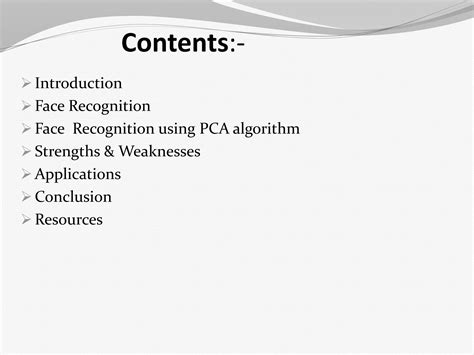 Face Recogntion Using Pca Algorithm Ppt