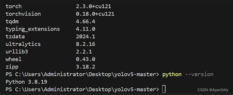 yolov5使用gpu进行训练：cuda 12 1 torch 2 3 0 py38环境详细搭建 torch2 3 0 csdn博客