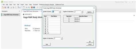 Minitab MSA How To Run An MSA In Minitab With Example