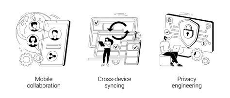 네트워킹 앱 소프트웨어 추상 적 개념 벡터 일러스트레이션 0명에 대한 스톡 벡터 아트 및 기타 이미지 0명 개념 개발