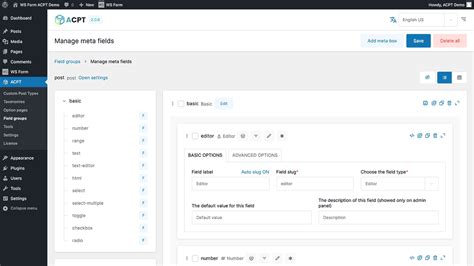 Build A Wordpress Form With The Acpt Plugin Ws Form