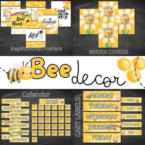 Bee Classroom Decor Etsy