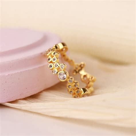 Memory Ring Aurelia Topas 3mm By Olga Ribler