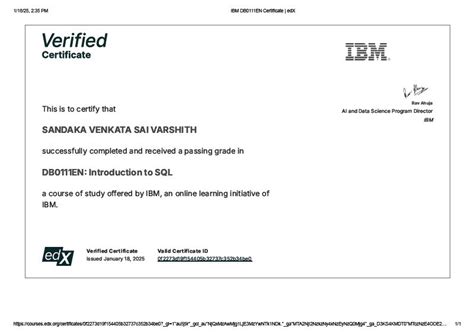 Sql Datascience Ibm Edx Datadriven Innovation Techforward Sai