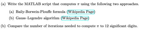 Solved A Write The Matlab Script That Computes R Using The