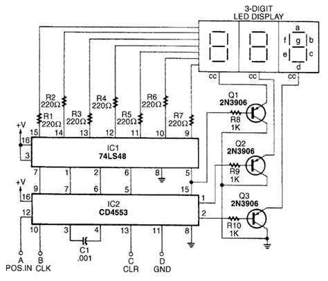 Multiplexedbcddecoderdrivercircuit Analogcircuit Basiccircuit Circuit Diagram