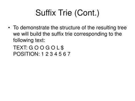 PPT Trie Suffix Trie Suffix Tree PowerPoint Presentation Free Download ID 5517021