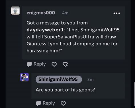 Block Da User Enigmos000 By Shinigamiwolf95 On Deviantart