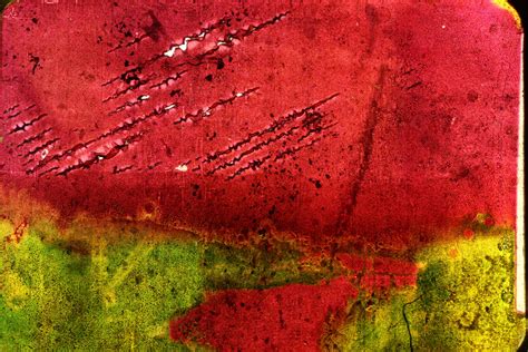 Nuclear War A Study In Color Bleach Etching Process Reversal