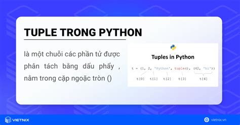 Tuple Trong Python Là Gì Có Các Thao Tác Nào Trên Tuple