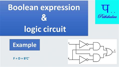 Logic Circuit And Boolean Expression Computer Aptitude Digital Electronics Pathshalaa Youtube