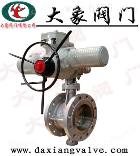 D941H电动法兰蝶阀 环保在线