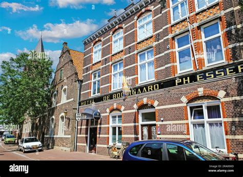 Boxmeer Netherlands July 9 2023 Beautiful Dutch Town Street Green