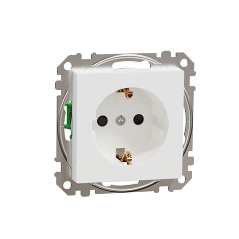 Schneider Electric Outlet Exxact 1s 16a Ip21 White 25 Socket Outlets Onninen