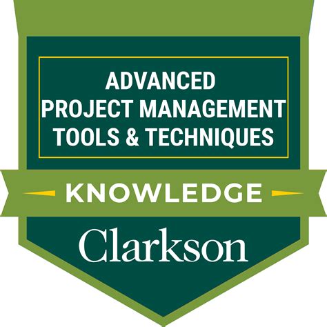 Advanced Project Management Tools And Techniques Credly