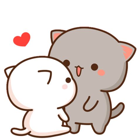 Sticker Maker Mochi Peach Cat