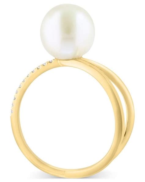 Effy Effy Cultured Freshwater Pearl 9mm In Metallic Lyst