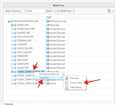 Substitute Part In Simplified Representation Ptc Community