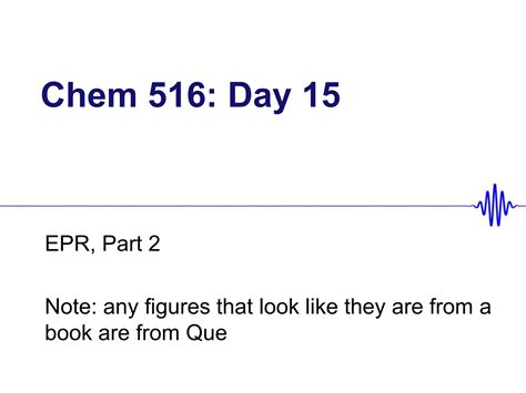 Epr Electronic Paramagnetic Resonance Pptx