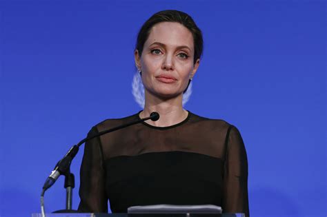 President Interrupted Angelina Jolie Sounds Like Shes Pondering A