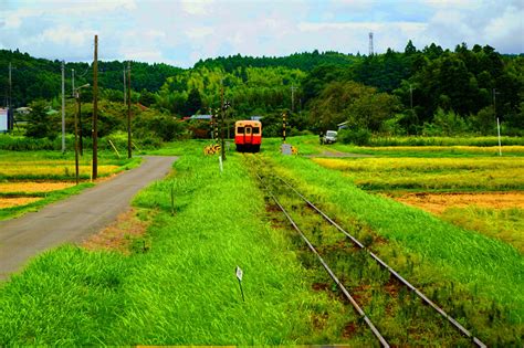 小湊鉄道 in 上総川間駅フォームから by NaUsu ID3697555 写真共有サイト PHOTOHITO