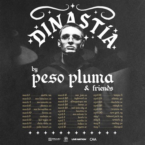 Mexican Star Peso Pluma Returning To Us Arenas With DinastÍa Tour