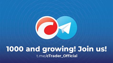 Official Ctrader Telegram Group Joined By 1000 Members Spotware Official Ctrader Telegram Group Joined By 1000 Members Spotware