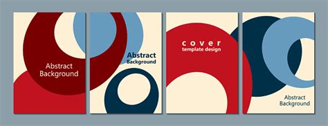 집합 다채로운 모양을 가진 추상적인 기하학적 배경 기업 디자인 포스터 배너 명함 엽서 템플릿입니다 벡터 0명에 대한 스톡 벡터