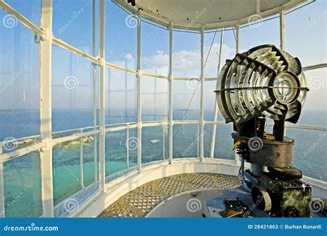 Inside The Lighthouse Stock Image Image Of View Guard 28421863