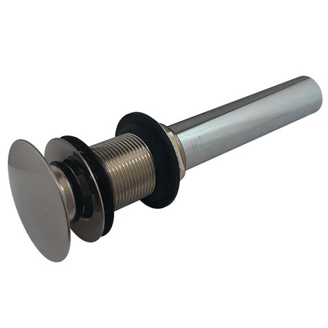 Kingston Brass Trimscape Push Pop Up Drain Without Overflow Brushed