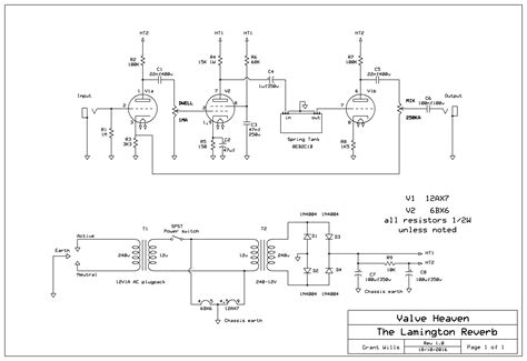 Guitar Reverb Circuit Diagram Circuit Diagram