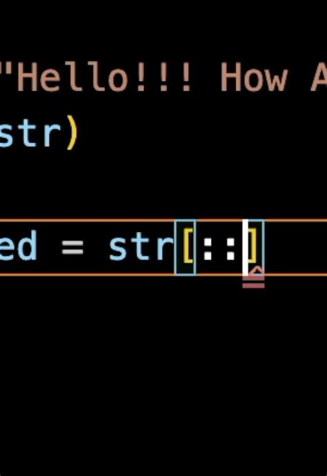 Python String Trick Reverse In One Line 🤯shorts Python Youtube