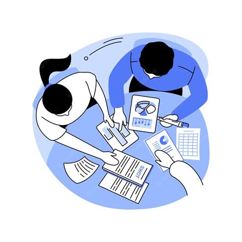 Swot анализ изолированных векторных иллюстраций мультфильмов Премиум векторы