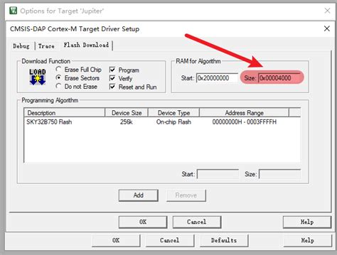 Dap Keil Cannot Load Flash Programming Algorithm可能的解决办法 Csdn博客