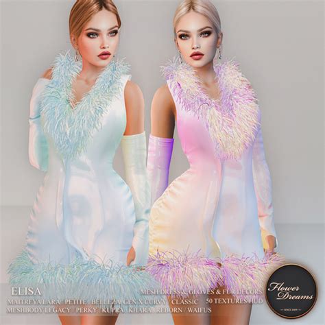 Second Life Marketplace Flowerdreams Elisa Outfit