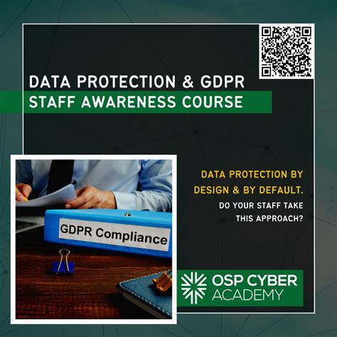 Osp Cyber Academy On Linkedin Training Gdpr Dataprotection Course Infosec