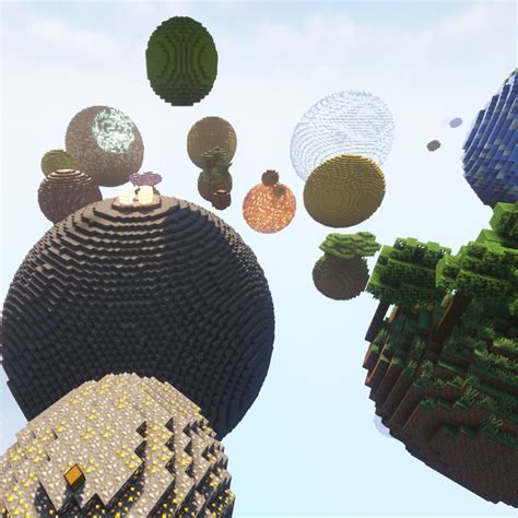 Spherical Survival Challenge Map [java Version] Best Minecraft Mods Maps