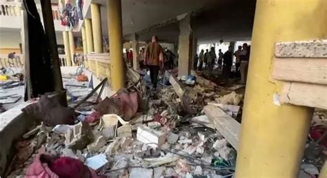 အစ္စရေးရဲ့ ဂါဇာစာသင်ကျောင်းကို လေကြောင်းတိုက်ခိုက်မှုကြောင့် စစ်ရှောင် ၁၀၀ နီးပါး သေဆုံး