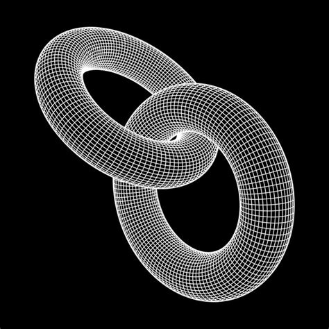 Premium Vector Wireframe Polygonal Element