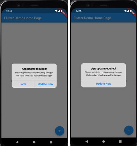 How To Force Users To Upgrade A Flutter App In