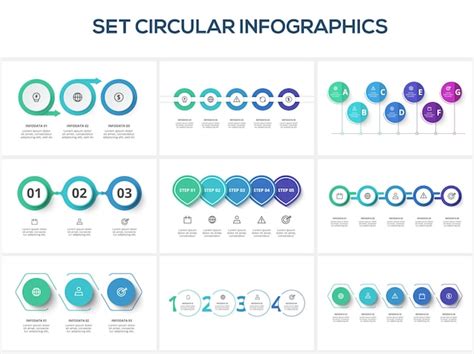 Premium Vector Circular Infographic With Steps Options Parts Or Processes Business