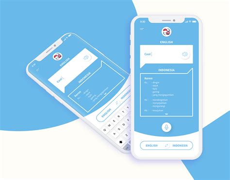 Translator UI Design Concept Behance