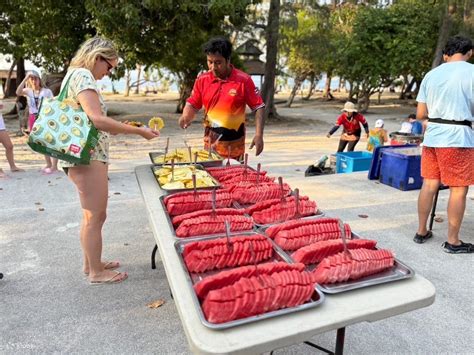 바비큐 저녁 식사와 끄라비에서 생물 발광 플랑크톤 야간 수영이 포함된 7개 섬 선셋 투어에 참여하세요 클룩 Klook 한국